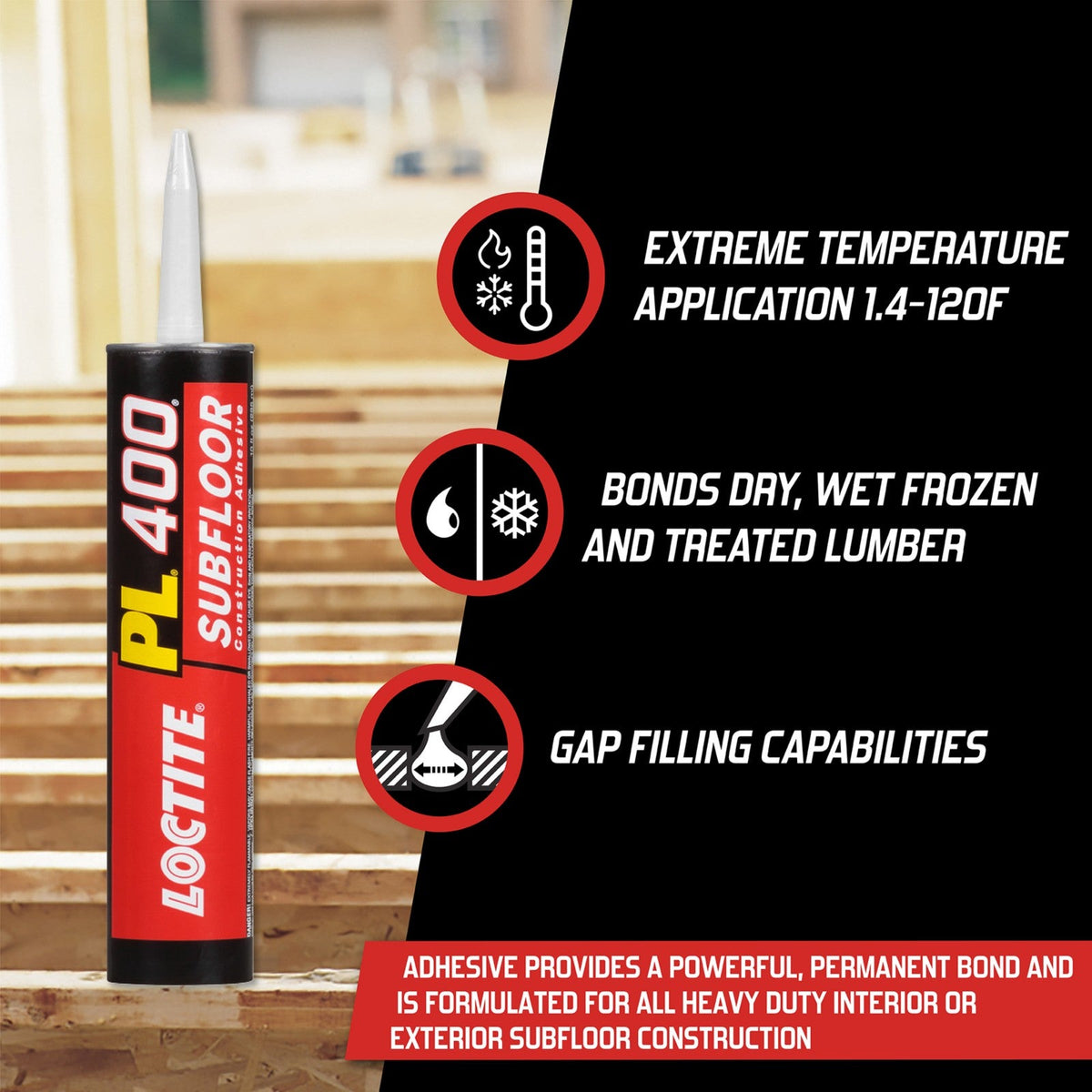 Loctite PL 400 Subfloor Adhesive - West Homestead, PA - George M. Hall Co